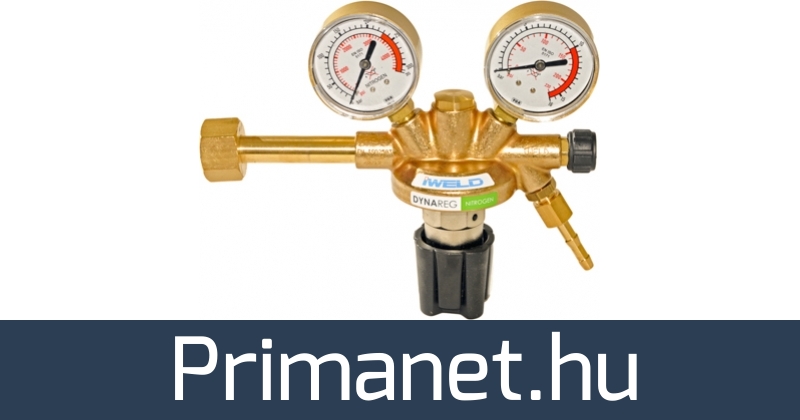 Iweld Dynareg nitrogén palack nyomáscsökkentő 230/10 bar, 2 ...