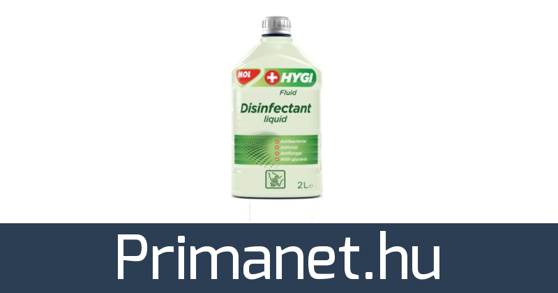 MOL Hygi Fluid alkoholos kéztisztító folyadék, fertőtlenítő, 2000 ml ...