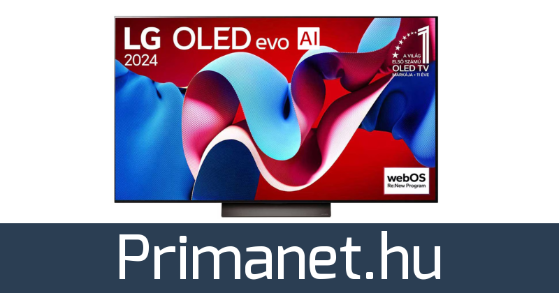 LG OLED55C41LA evo AI C4 4K OLED Smart televízió 55" - PRIMANET