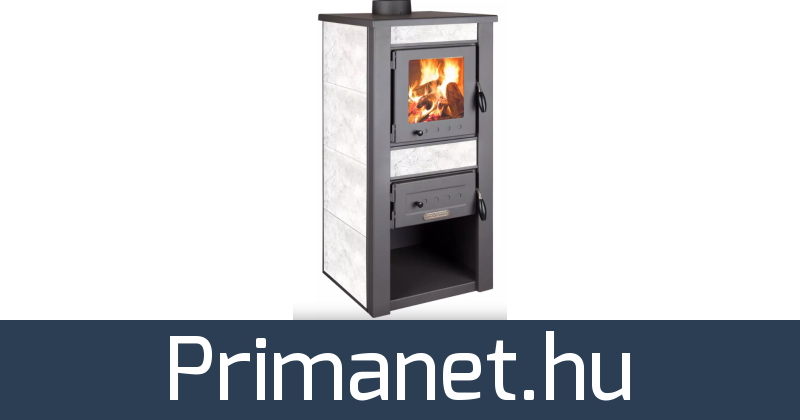 Warnex Alpina boiler 30 csempés vízteres kandalló, fehér (PRO-KAND-017 ...